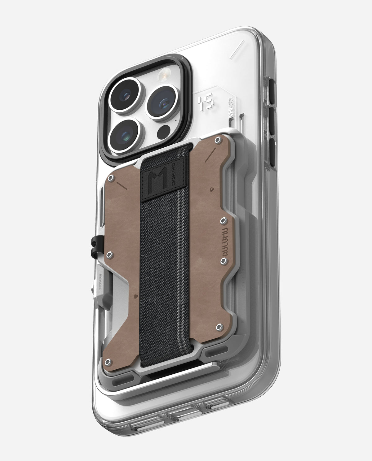 G03 Multi-Tool Magnetic Metal Wallet | Genuine Leather Cover | MagSafe