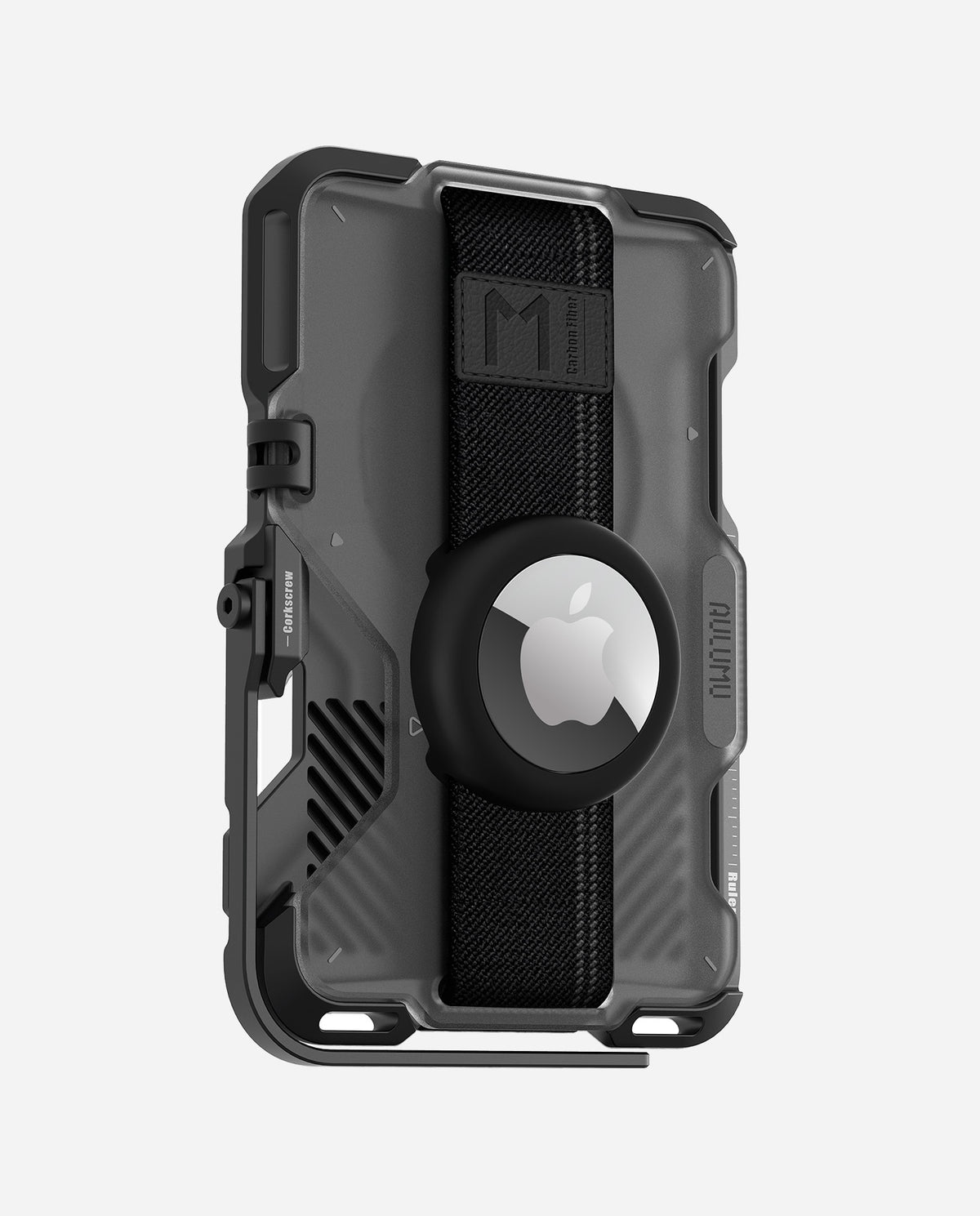 AULUMU G03 MagSafe Multi-Tool Metal Wallet | Frosted Cover