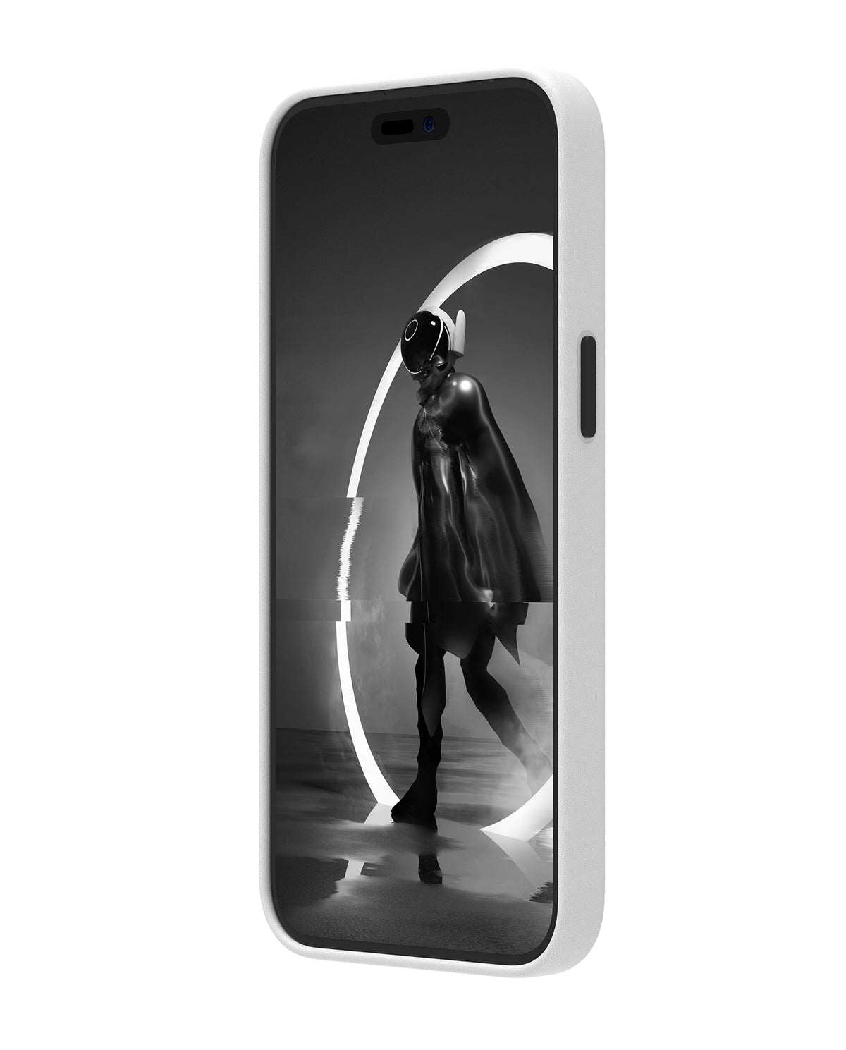 A05 Vegan Leather Case for iPhone 14 Pro/PM | Cooling Window | White｜M