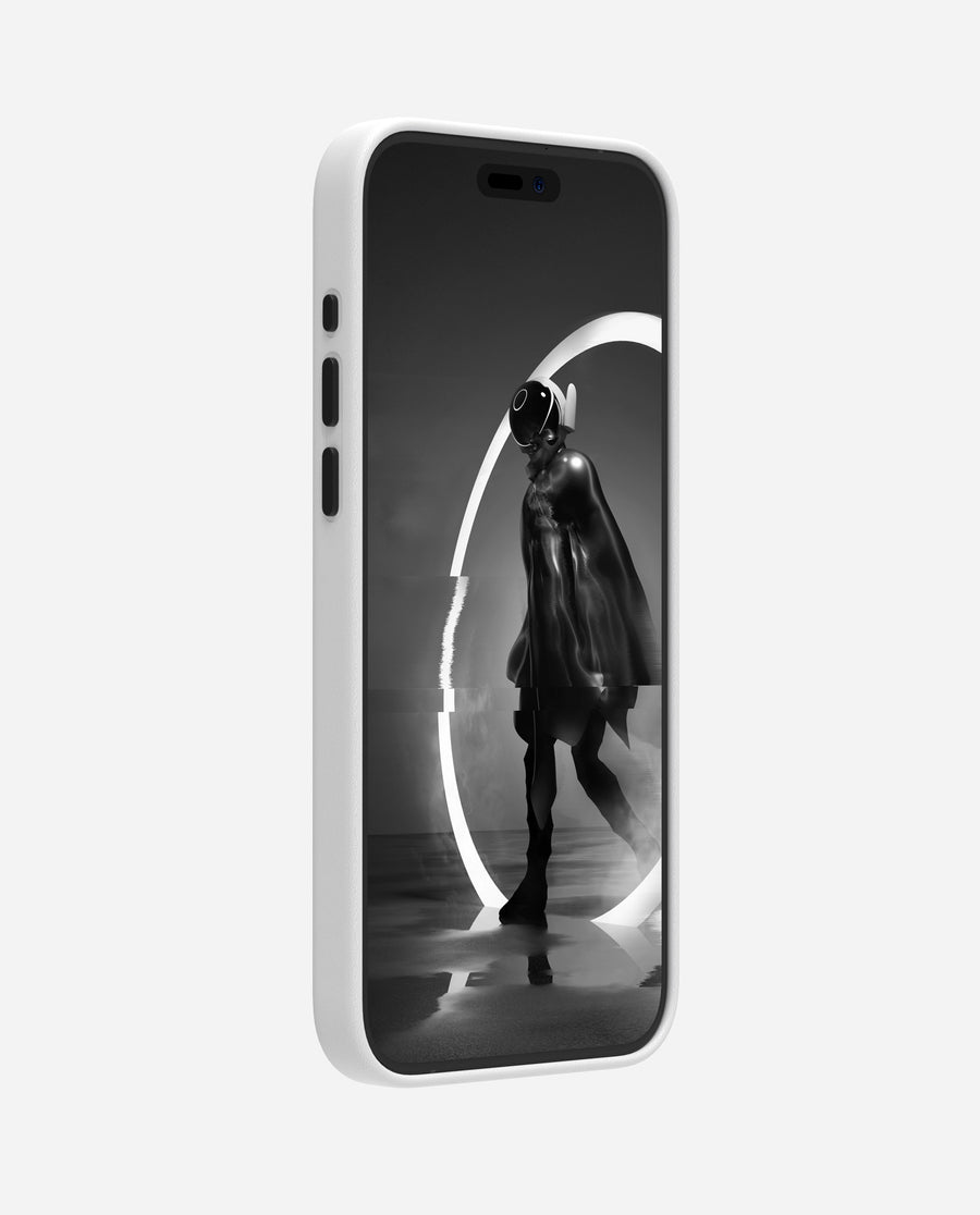 A15 White Vegan Leather Case for iPhone 15 Series | Cooling Window ...