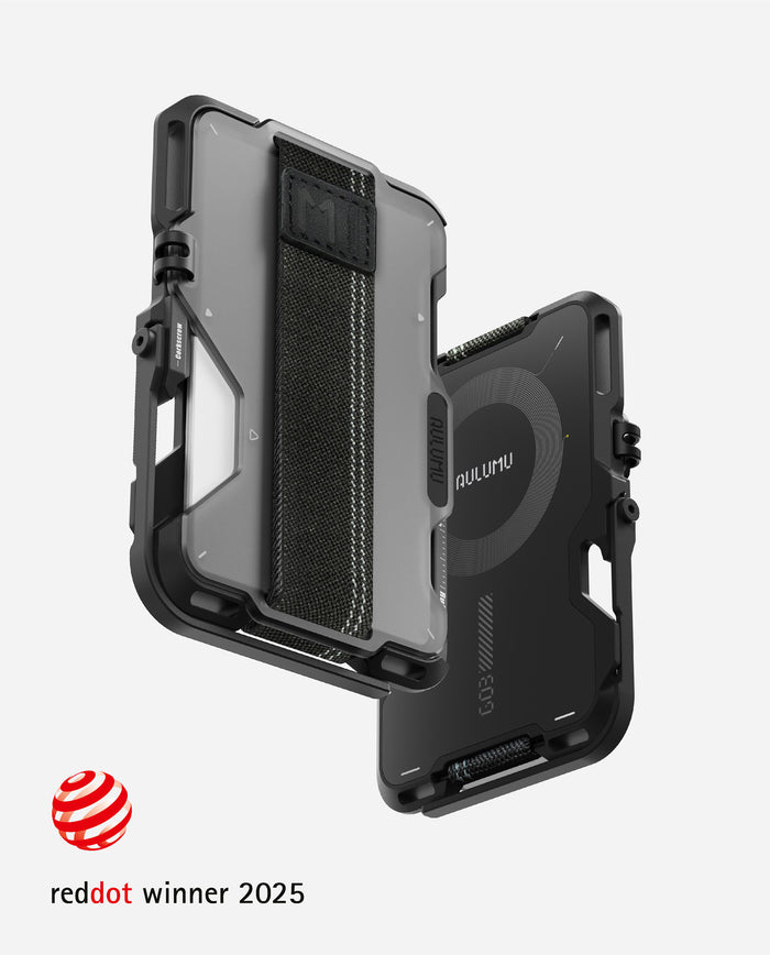 AULUMU G03 MagSafe Multi-Tool Metal Wallet | Frosted Cover