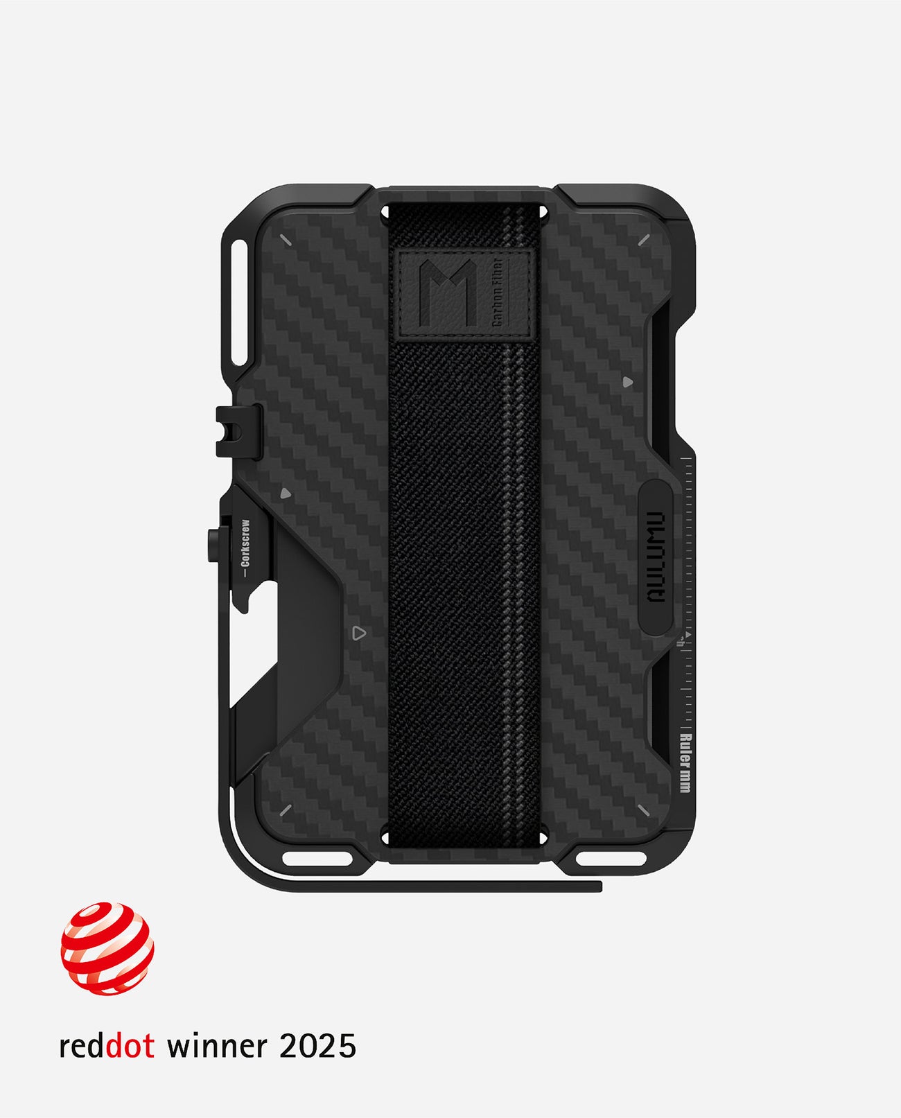 AULUMU G03 MagSafe Multi-Tool Metal Wallet | Carbon Fiber