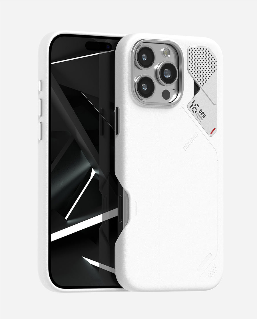 AULUMU A16 Vegan Leather Case for iPhone 16 Pro | Cooling & MagSafe